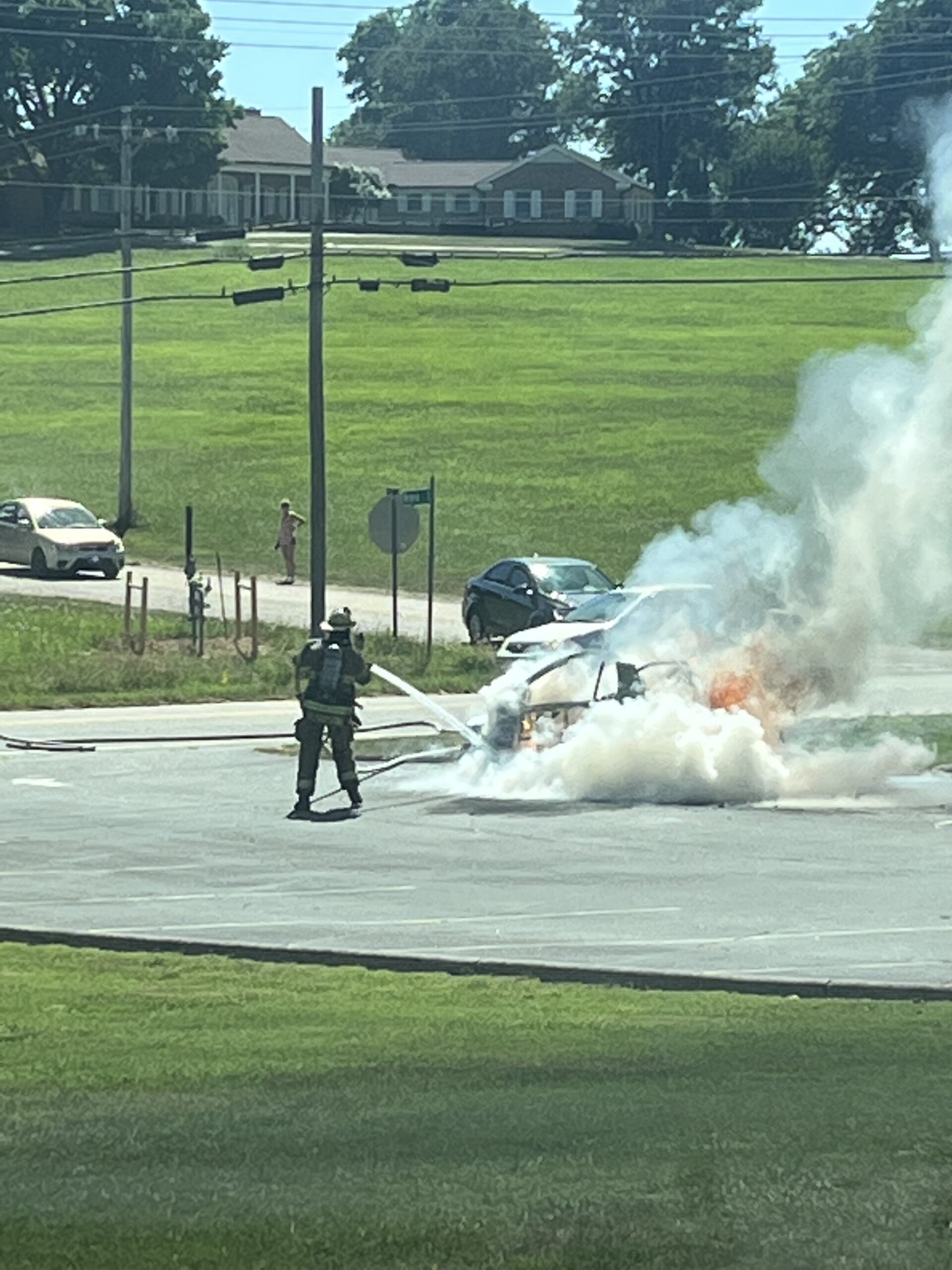 Smart Car Catches Fire In Westminster » Oconee Free Beacon